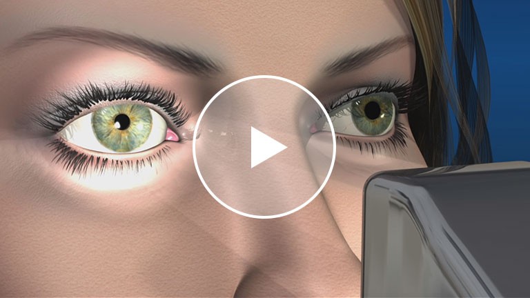 Your Vision Center Practice Name || Dilation Exam Animation